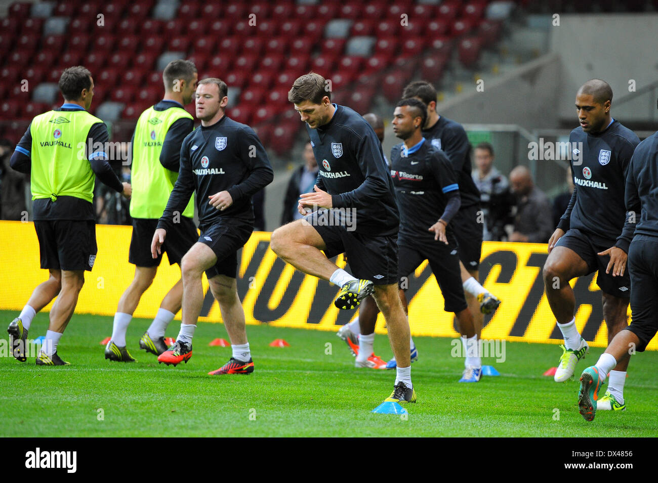 Wayne Rooney, Ashley Cole, Steven Gerrard, Glen Johnson England ...