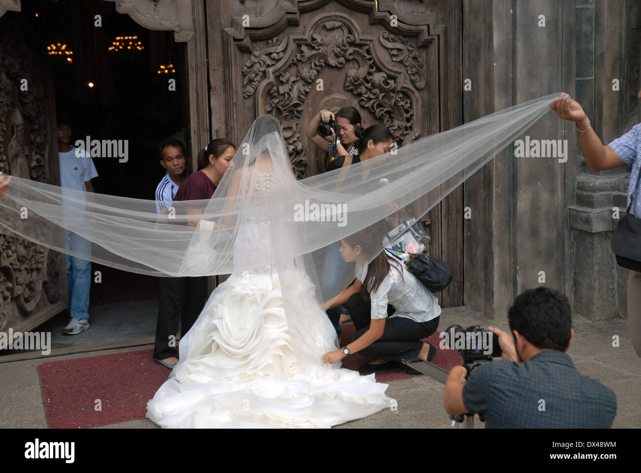 Wedding at the Cathedral of Manila, Beaterio, Intramuros, Manila ...