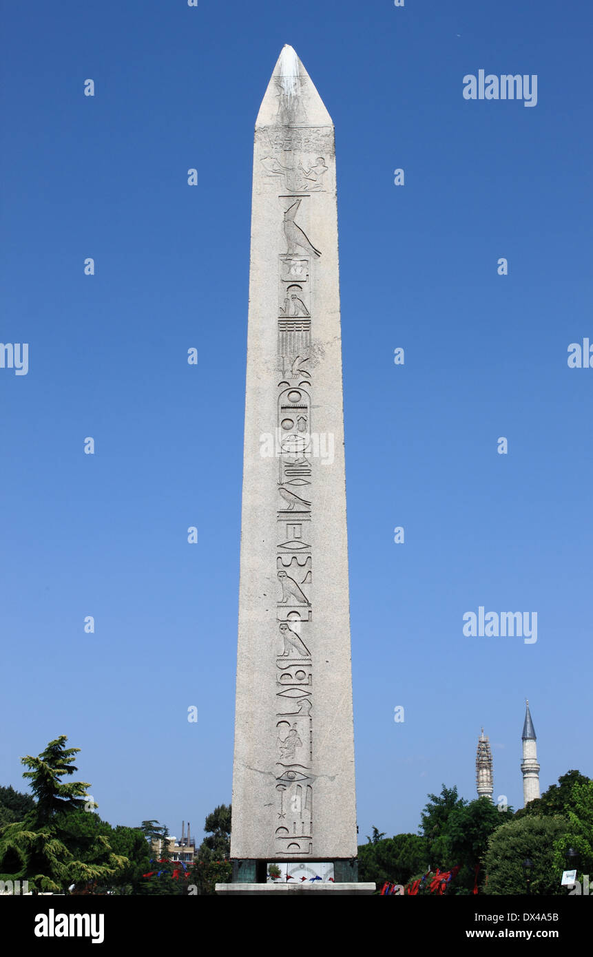 Obelisk of Theodosius in Istanbul, Turkey Stock Photo - Alamy