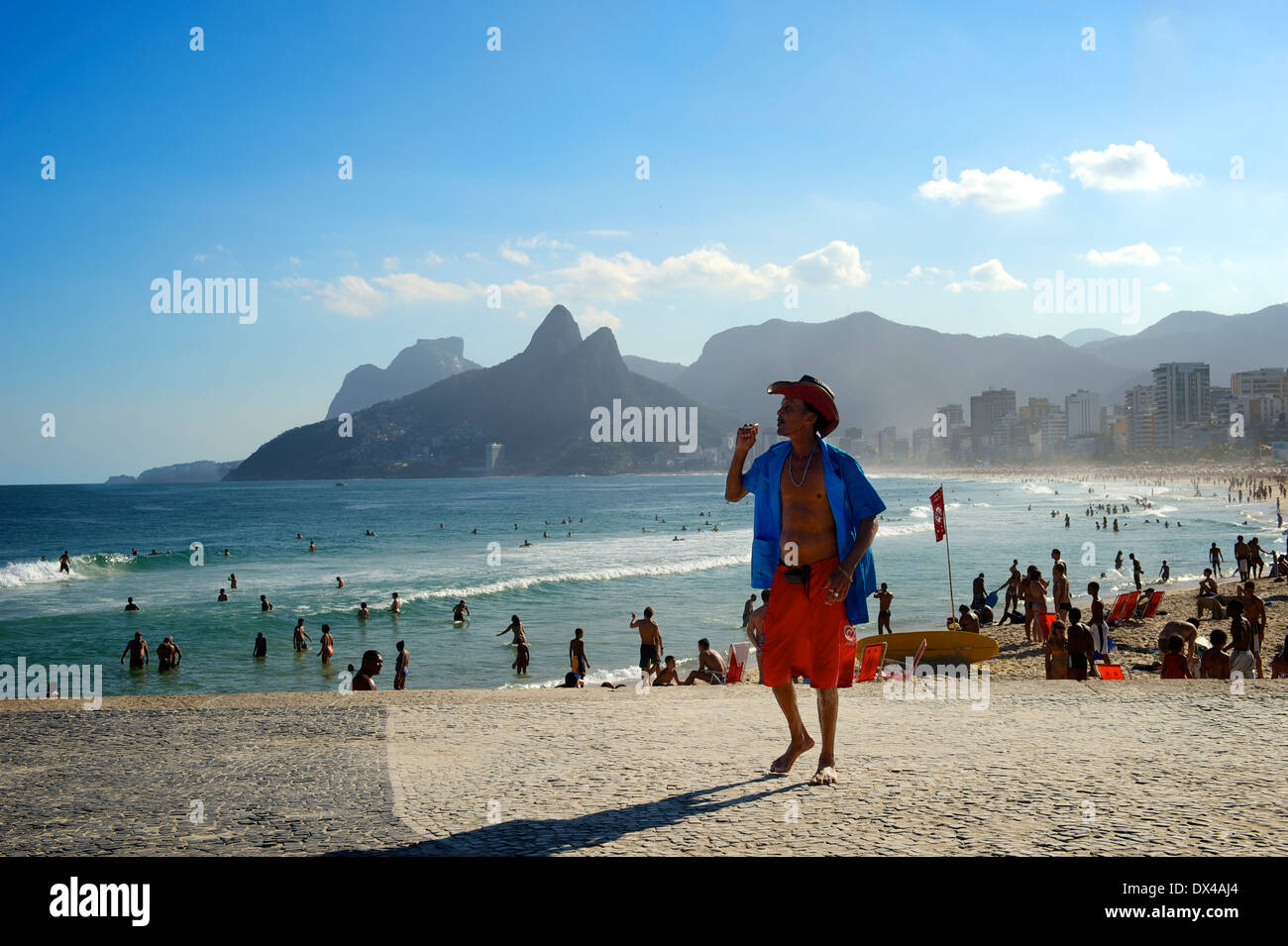 World famous Ipanema beach, Rio de Janeiro, Brazil Stock Photo - Alamy