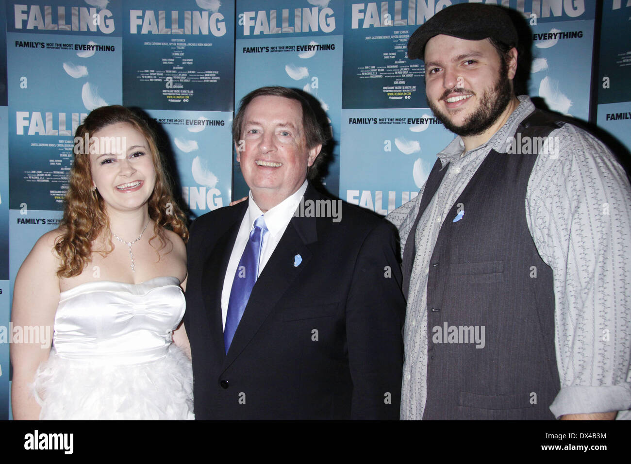 Jacey Powers, Terry Schnuck and Daniel Everidge Opening night after ...