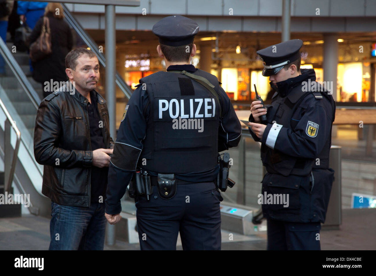 Federal police officers control hi-res stock photography and images - Alamy