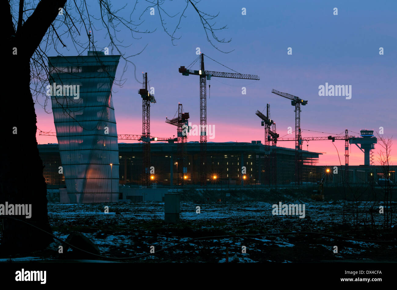 BBI construction site Stock Photo - Alamy