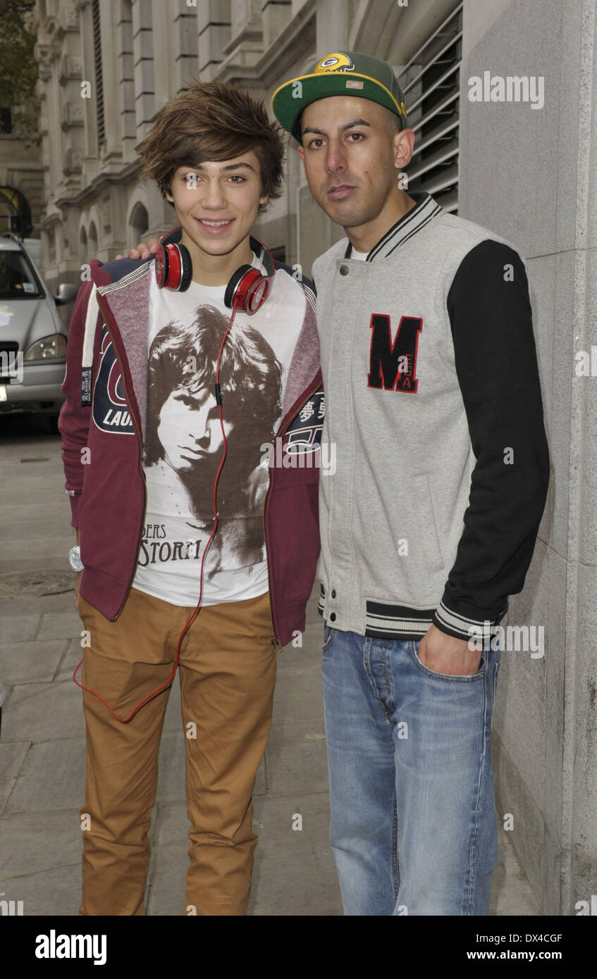 George Shelley of Union J The X Factor finalists outside their hotel ...