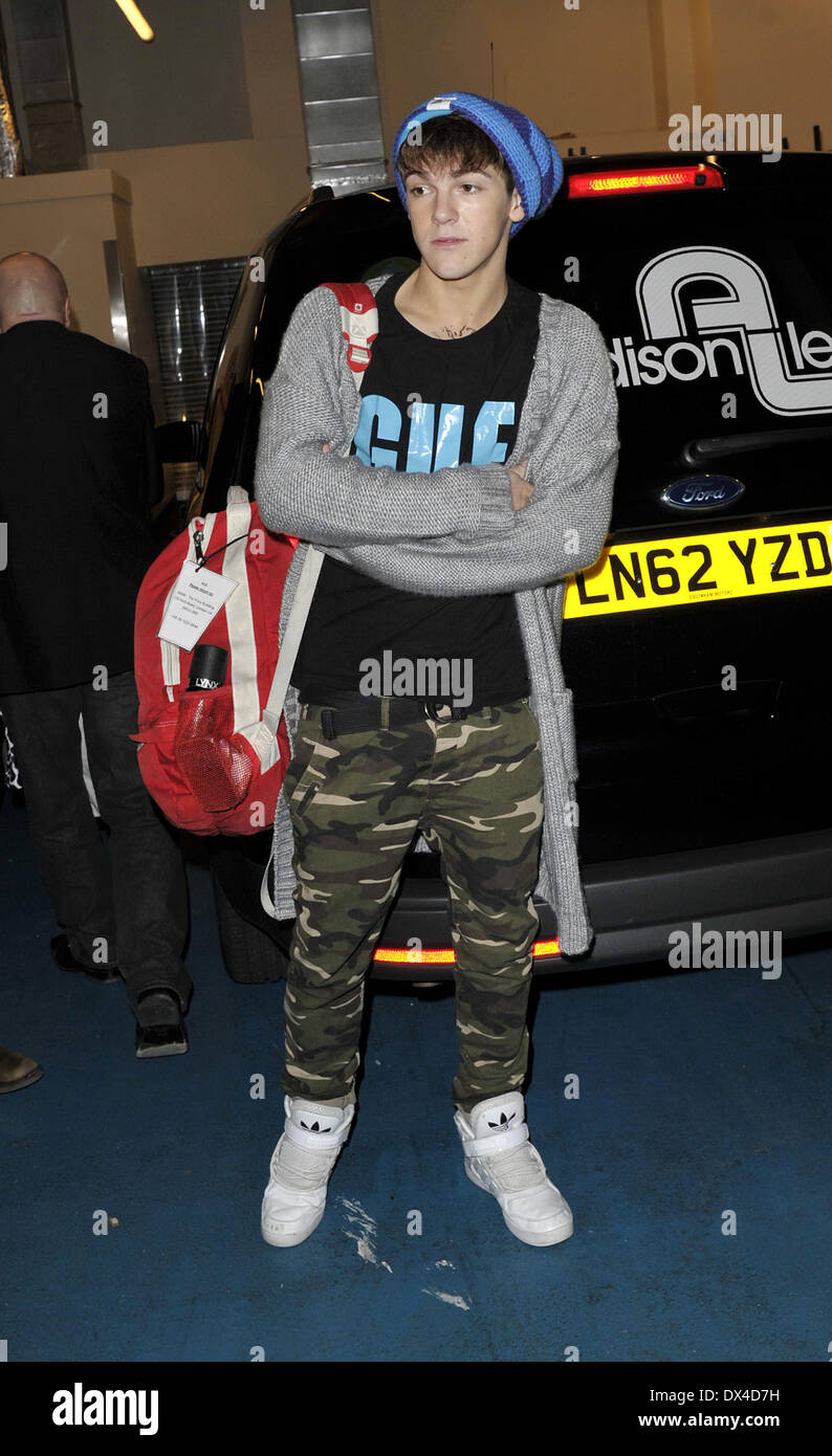 District 3 aka District3 Dan Ferrari-Lane X Factor contestent arriving ...