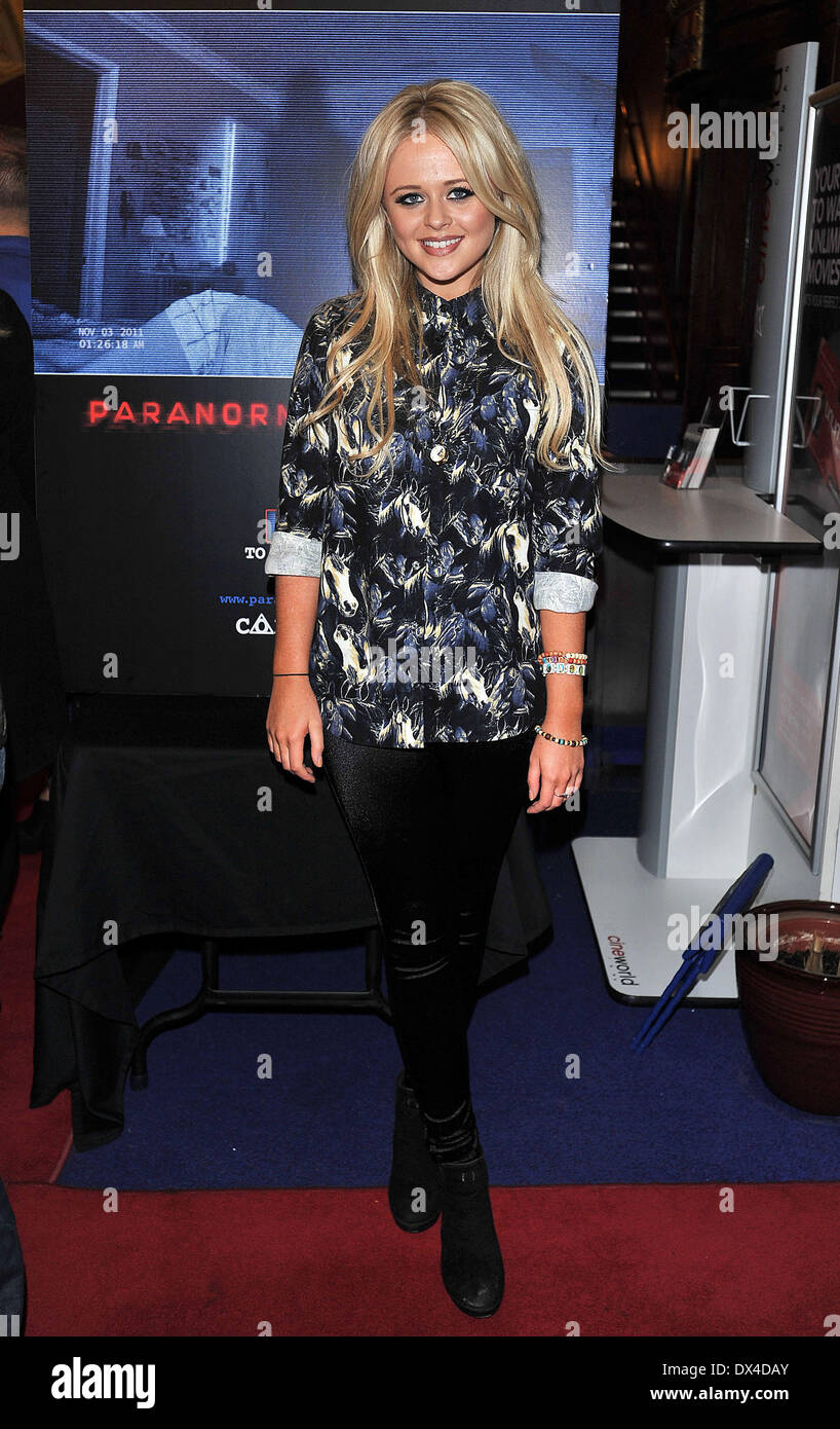 Emily Atack 'Paranormal Activity 4 Gala Screening' held at the ...
