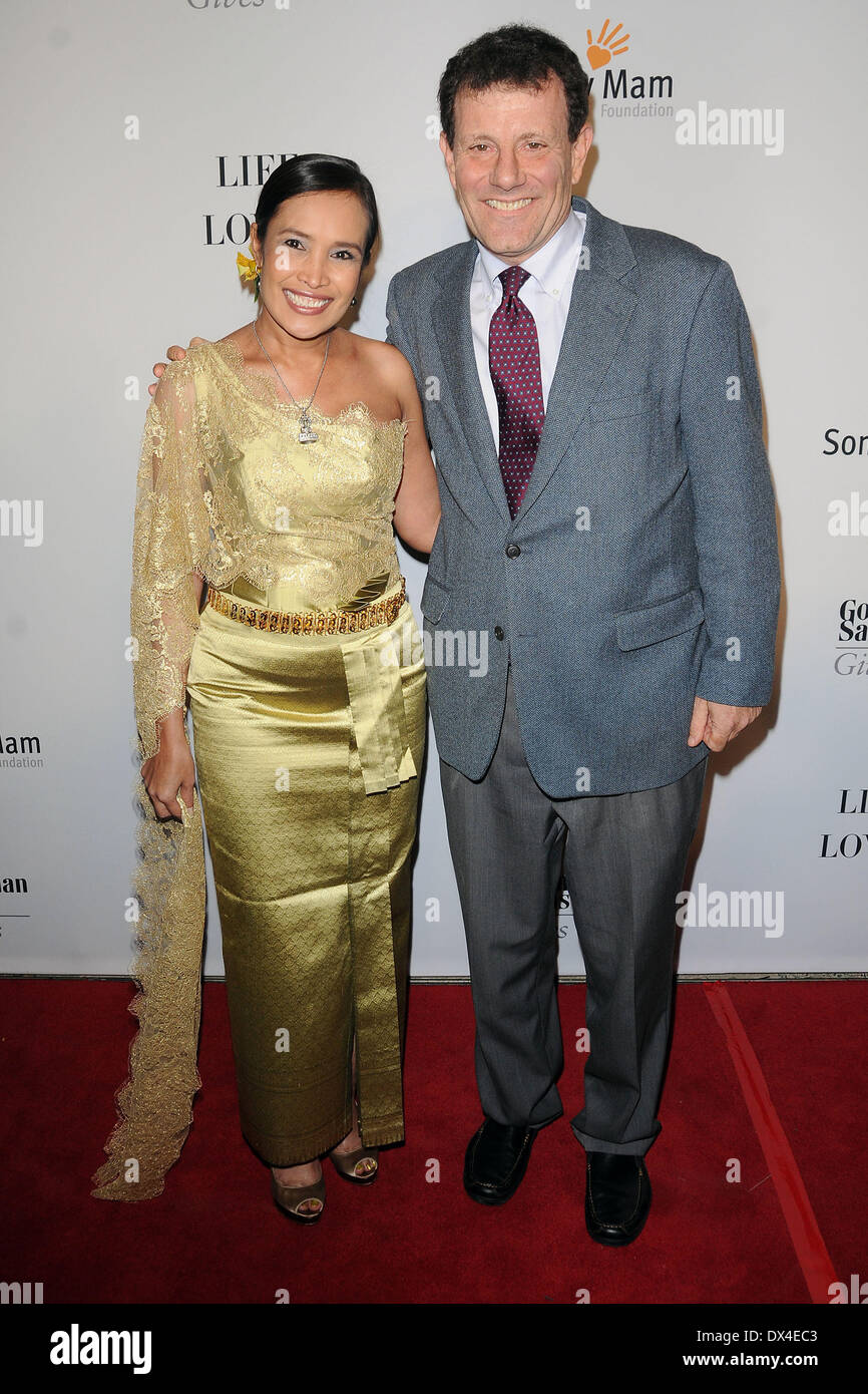 Somaly Mam and Nicholas Kristof at the 2012 Somaly Mam Foundation Gala ...