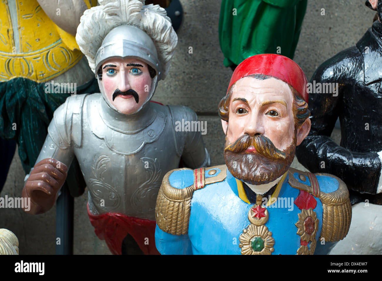 The Cutty Sark figurehead collection Stock Photo - Alamy
