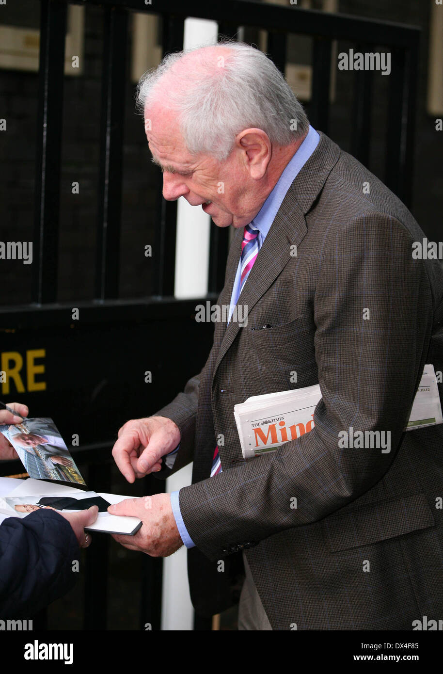 Johnny Ball at the ITV studios London, England - 18.10.12 Featuring ...