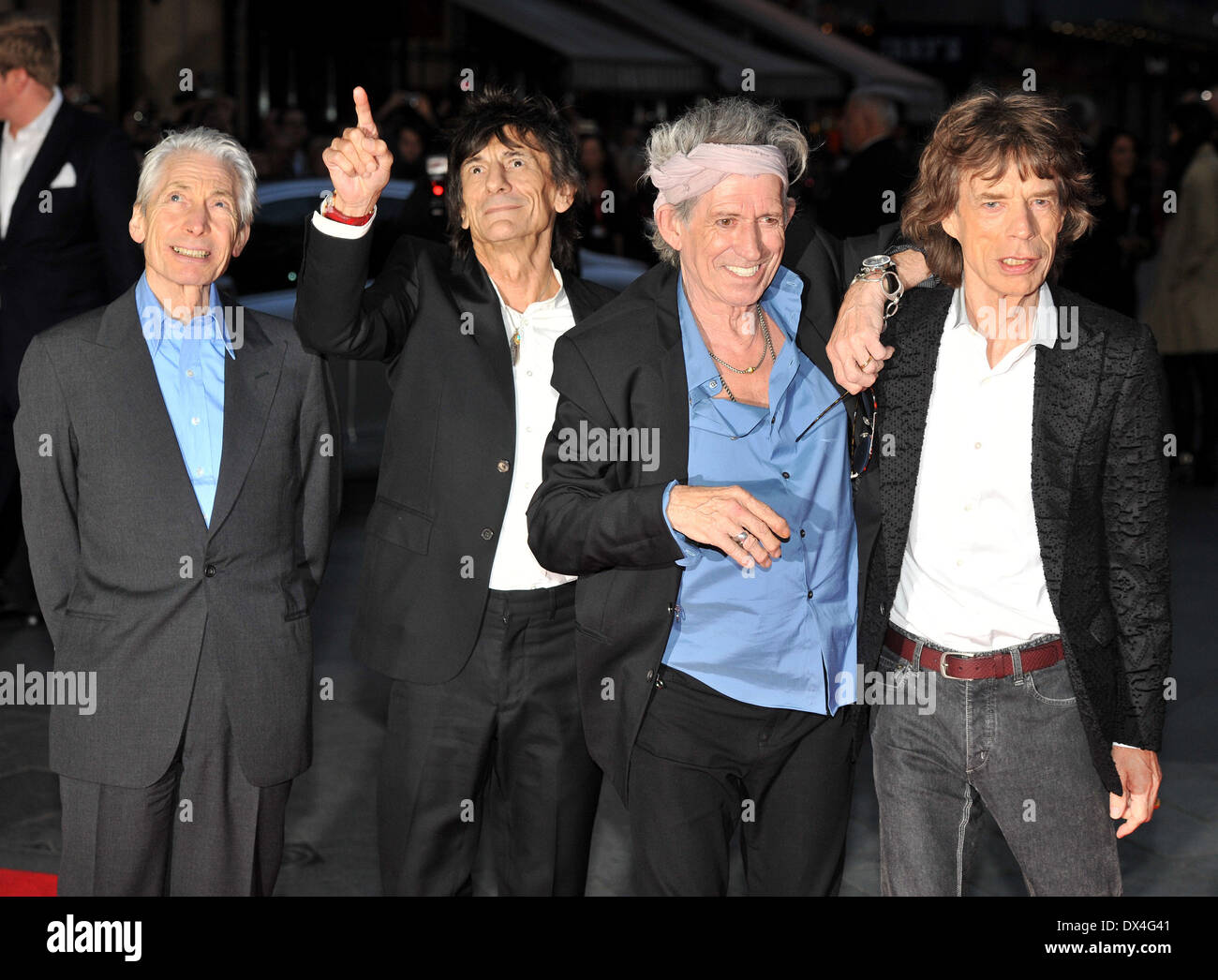 Charlie Watts, Ronnie Wood, Keith Richards and Mick Jagger of the ...