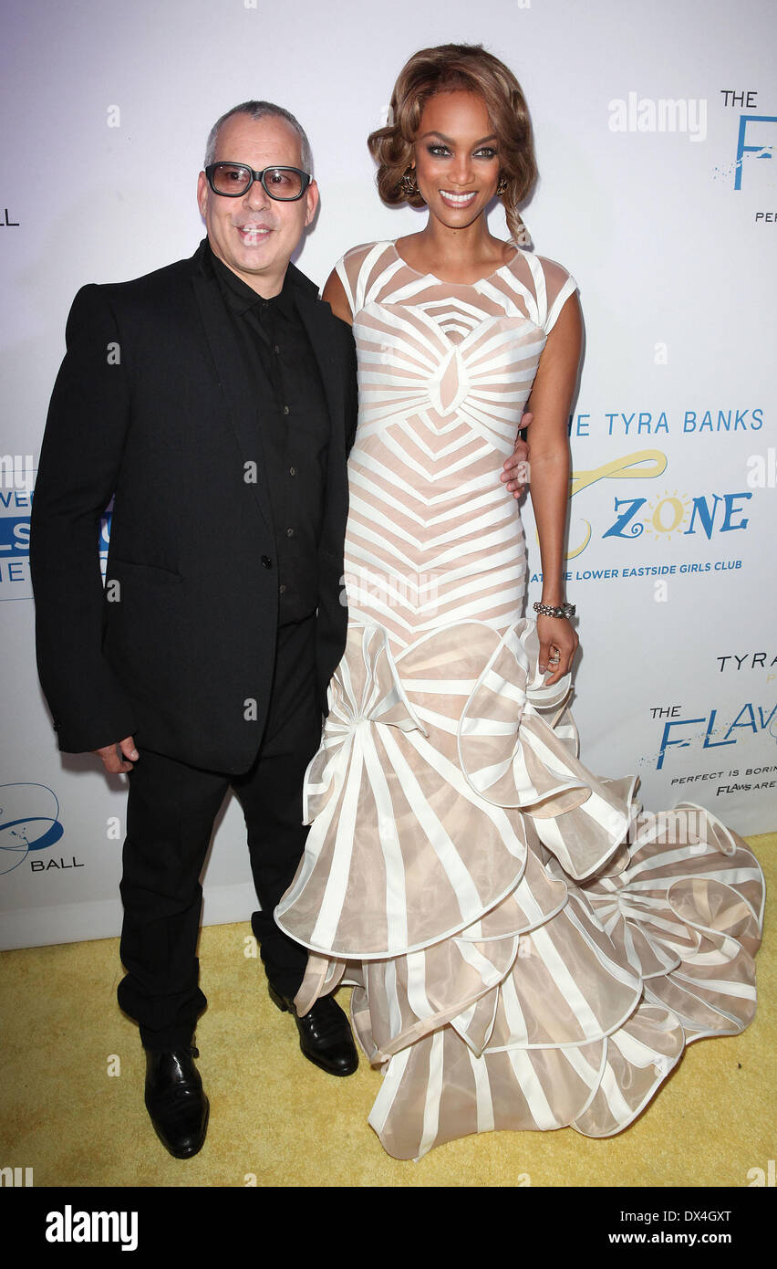 Ricky Kenig, Tyra Banks, at The Flawsome Ball For The Tyra Banks TZONE ...