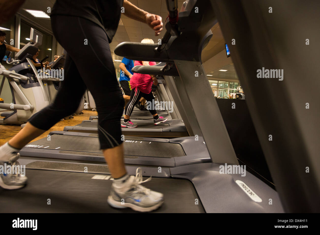 Training at the gym hi-res stock photography and images - Alamy