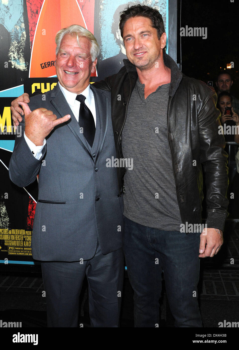 Gerard Butler and Frosty Hesson The Los Angeles Premiere of 'Chasing ...