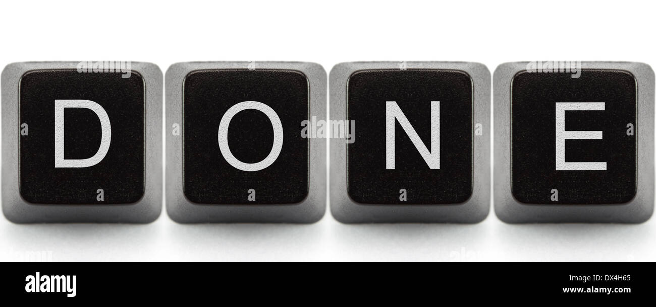 Great and simple message with words made out of real keyboard letters ...