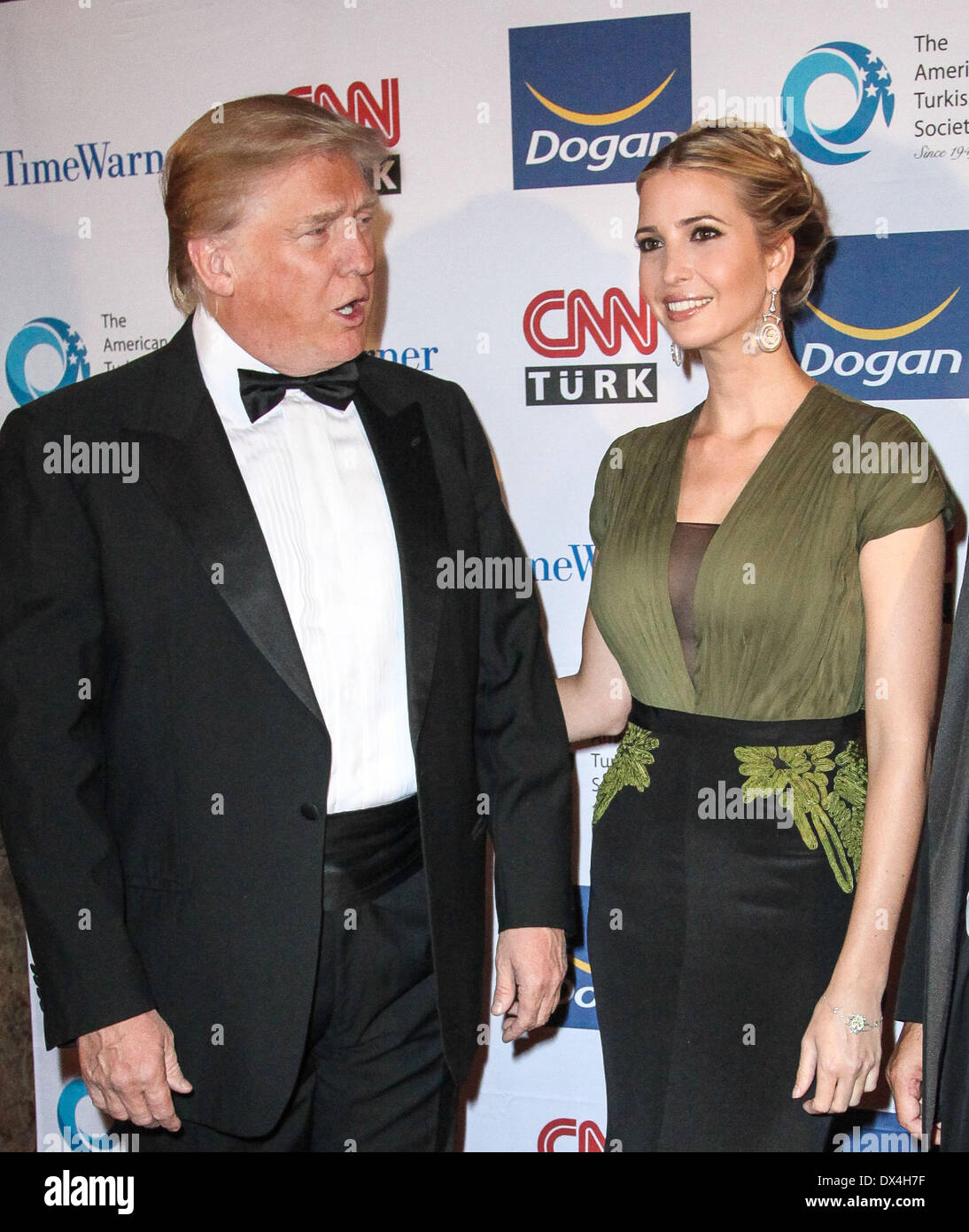 Donald Trump and Ivanka Trump at The Turkish Society Annual Dinner Gala ...