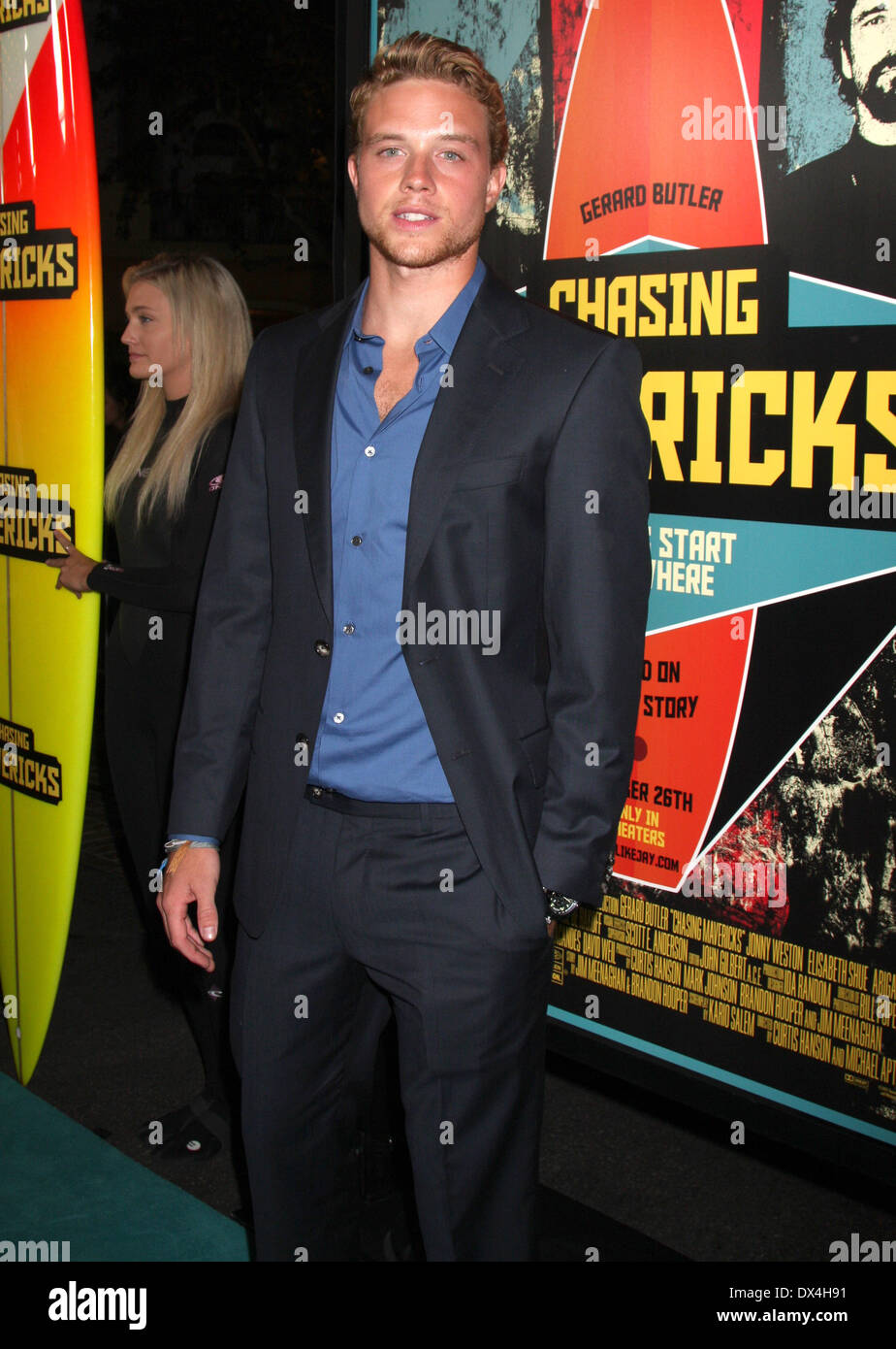 Jonny Weston The Los Angeles Premiere of 'Chasing Mavericks' at The ...
