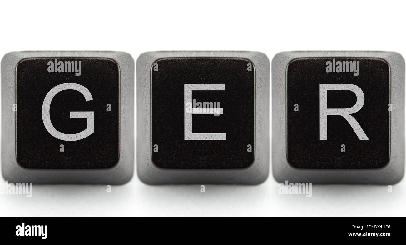 Ger letter hi-res stock photography and images - Alamy
