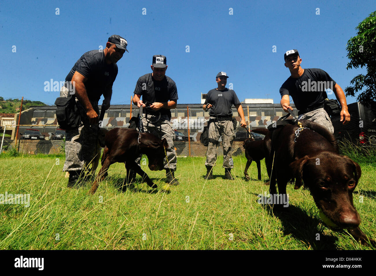 Rio police dog hi-res stock photography and images - Alamy