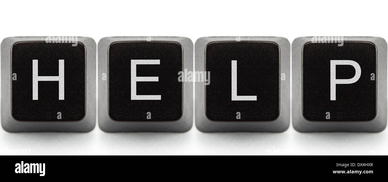 Great and simple message with words made out of real keyboard letters ...