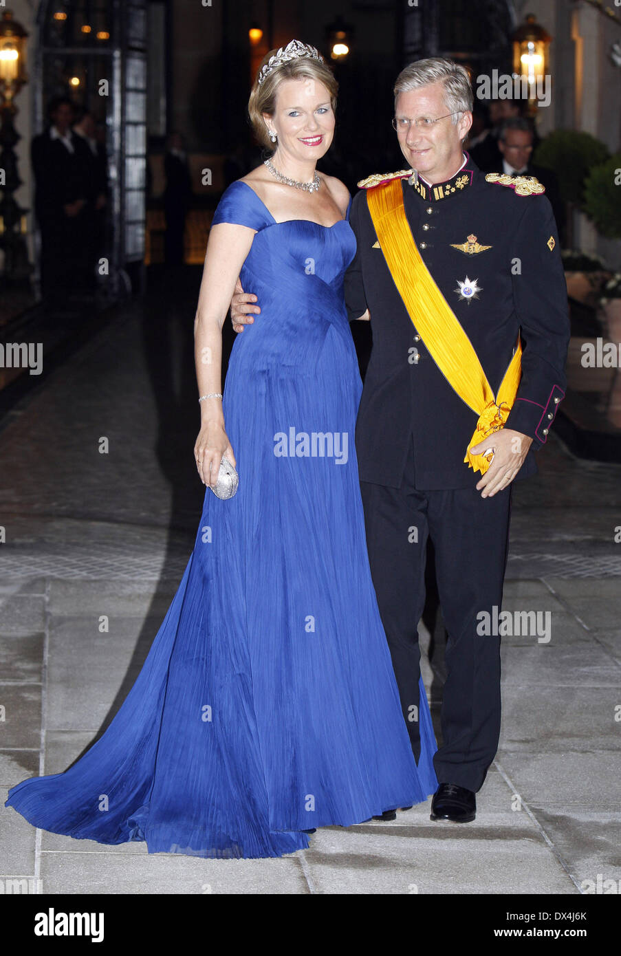 Prince Philippe and Pricess Mathilde of Belgium attend the gala dinner ...