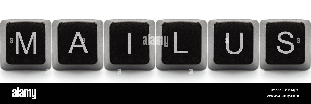 Great and simple message with words made out of real keyboard letters ...