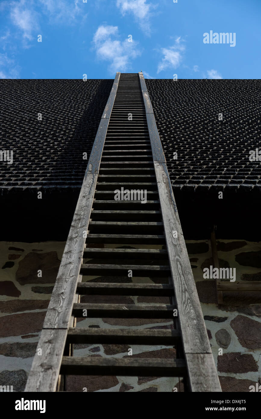 Roof staircase hi-res stock photography and images - Alamy