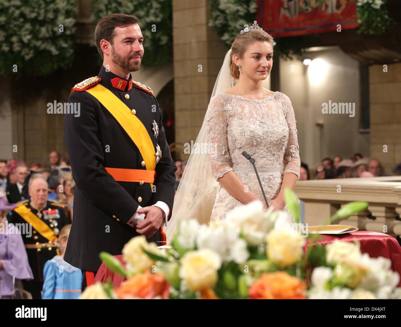 Crown Prince Guillaume of Luxembourg and Countess Stephanie de Lannoy ...