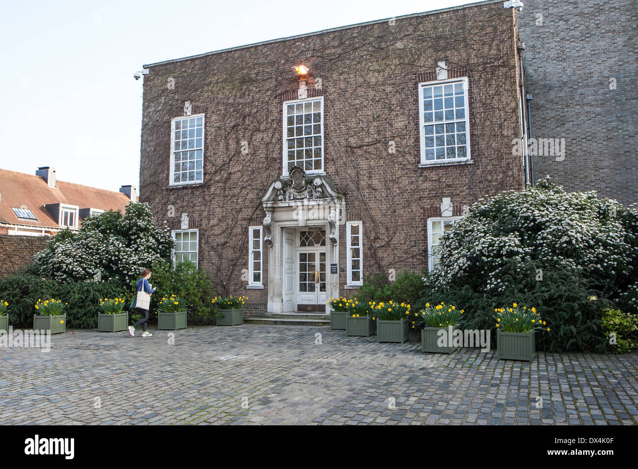 Exterior of Newnham College Cambridge England Stock Photo - Alamy