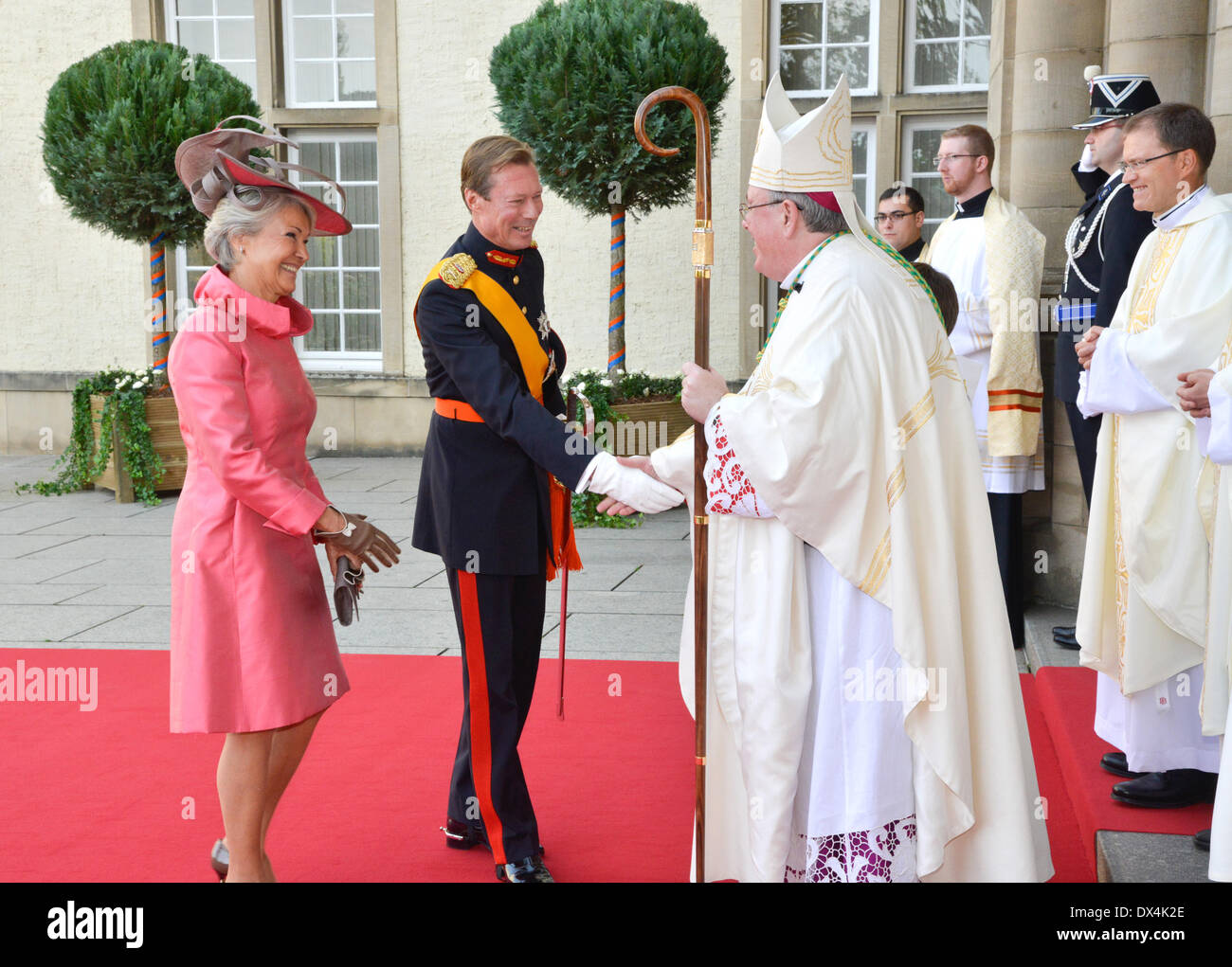 Mrs. Dominique de Schaetzen, H.R.H Grand-Duke Henri and S.E ...