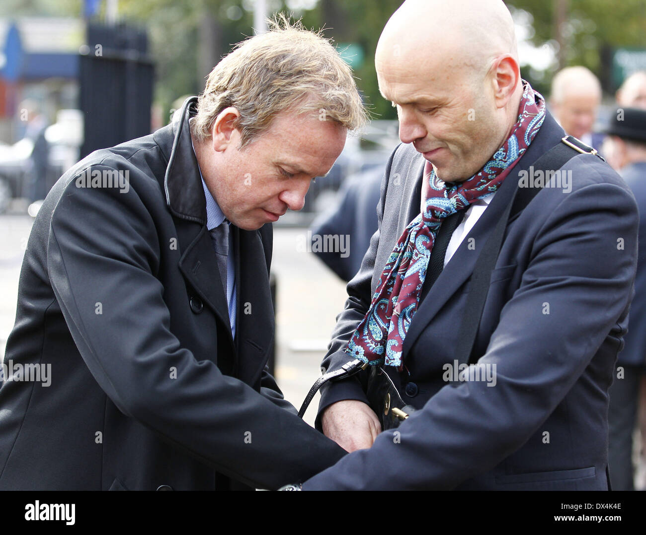 Tim Lovejoy and Simon Rimmer Celebrities attend Ascot's Champions Day ...