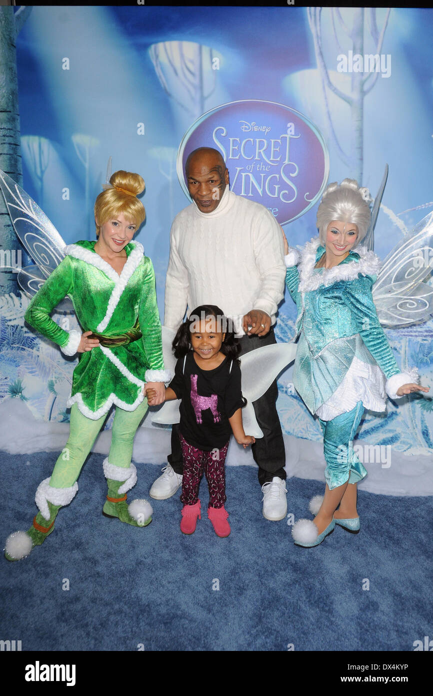 Mike Tyson and Milan Tyson Premiere of 'Secret of the Wings' held at ...