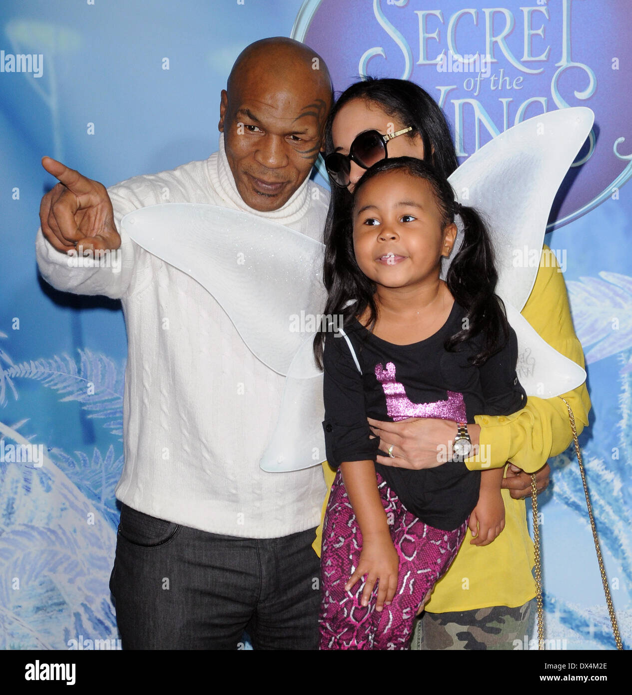 Mike Tyson, Kiki Spicer and Milan Tyson Premiere of 'Secret of the ...