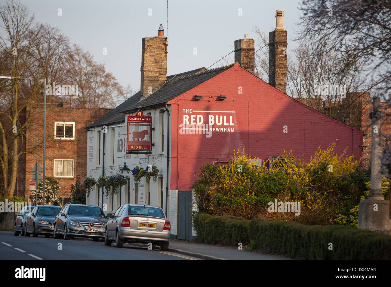 Red Bull pub, Newnham Village Cambridge, England Stock Photo - Alamy