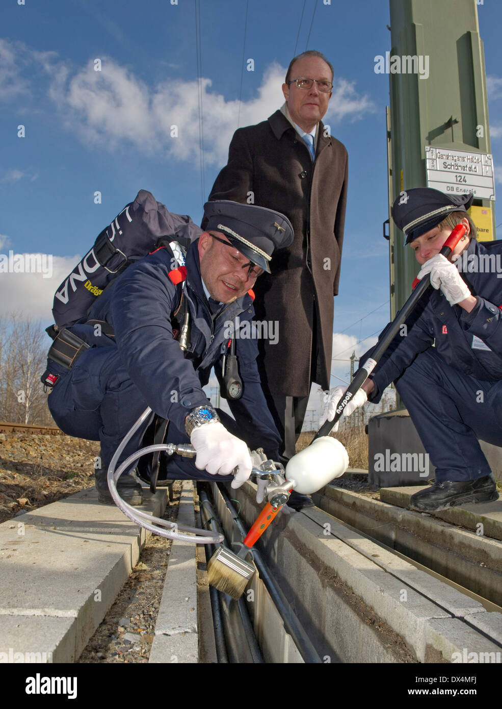 artificial DNA against cable theft Stock Photo - Alamy