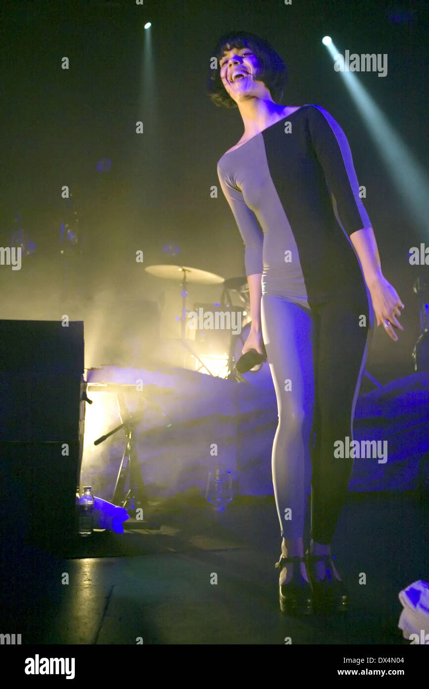 Bat for Lashes aka Natasha Khan performs live at the O2 ABC Glasgow ...