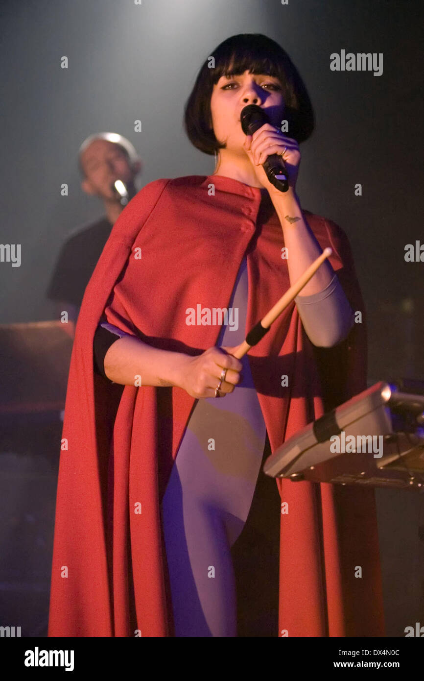 Bat for Lashes aka Natasha Khan performs live at the O2 ABC Glasgow ...