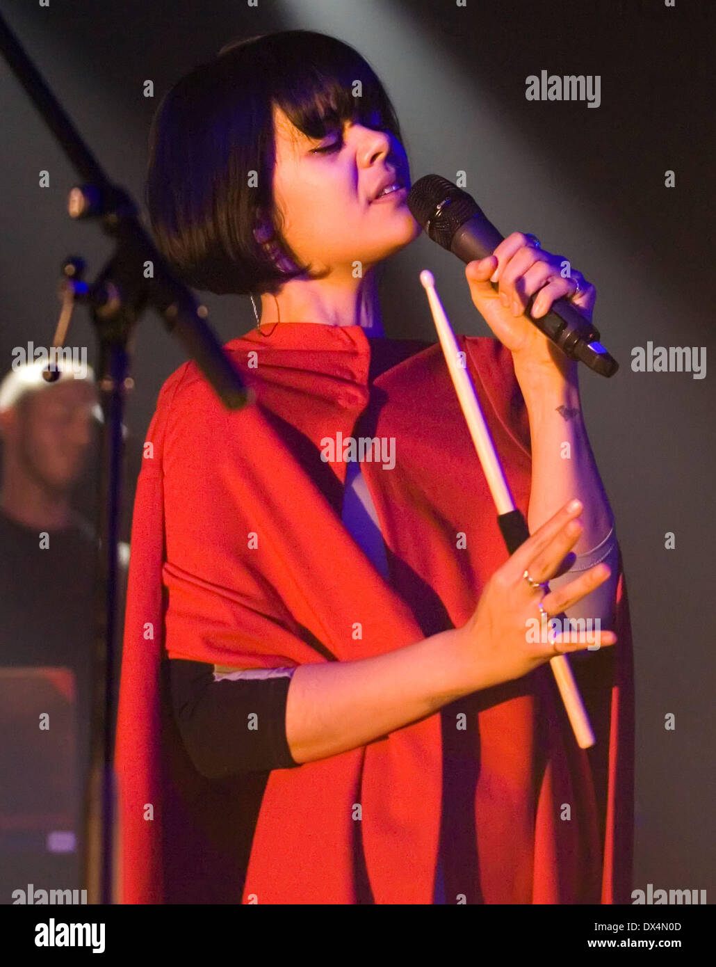 Bat for Lashes aka Natasha Khan performs live at the O2 ABC Glasgow ...
