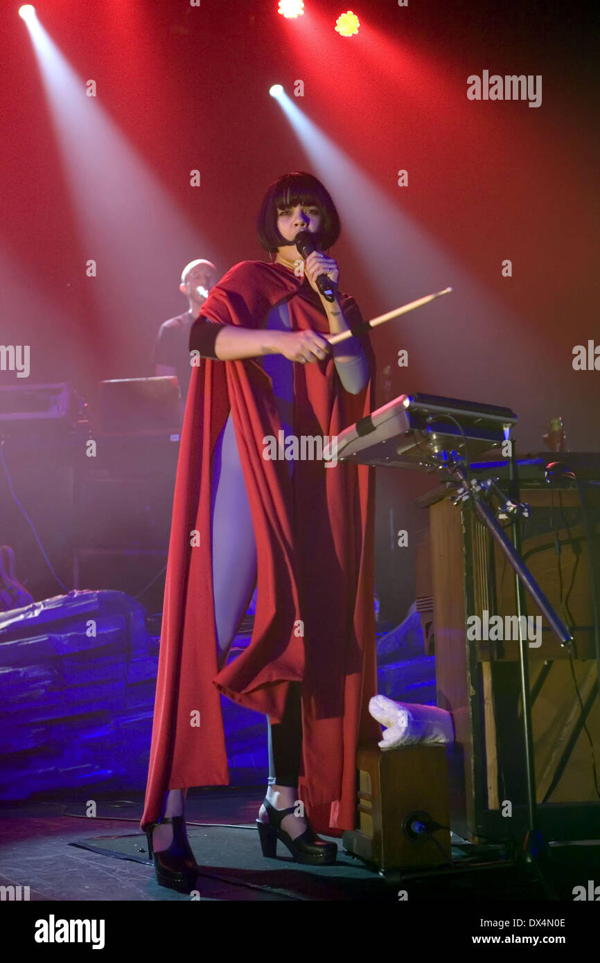 Bat for Lashes aka Natasha Khan performs live at the O2 ABC Glasgow ...