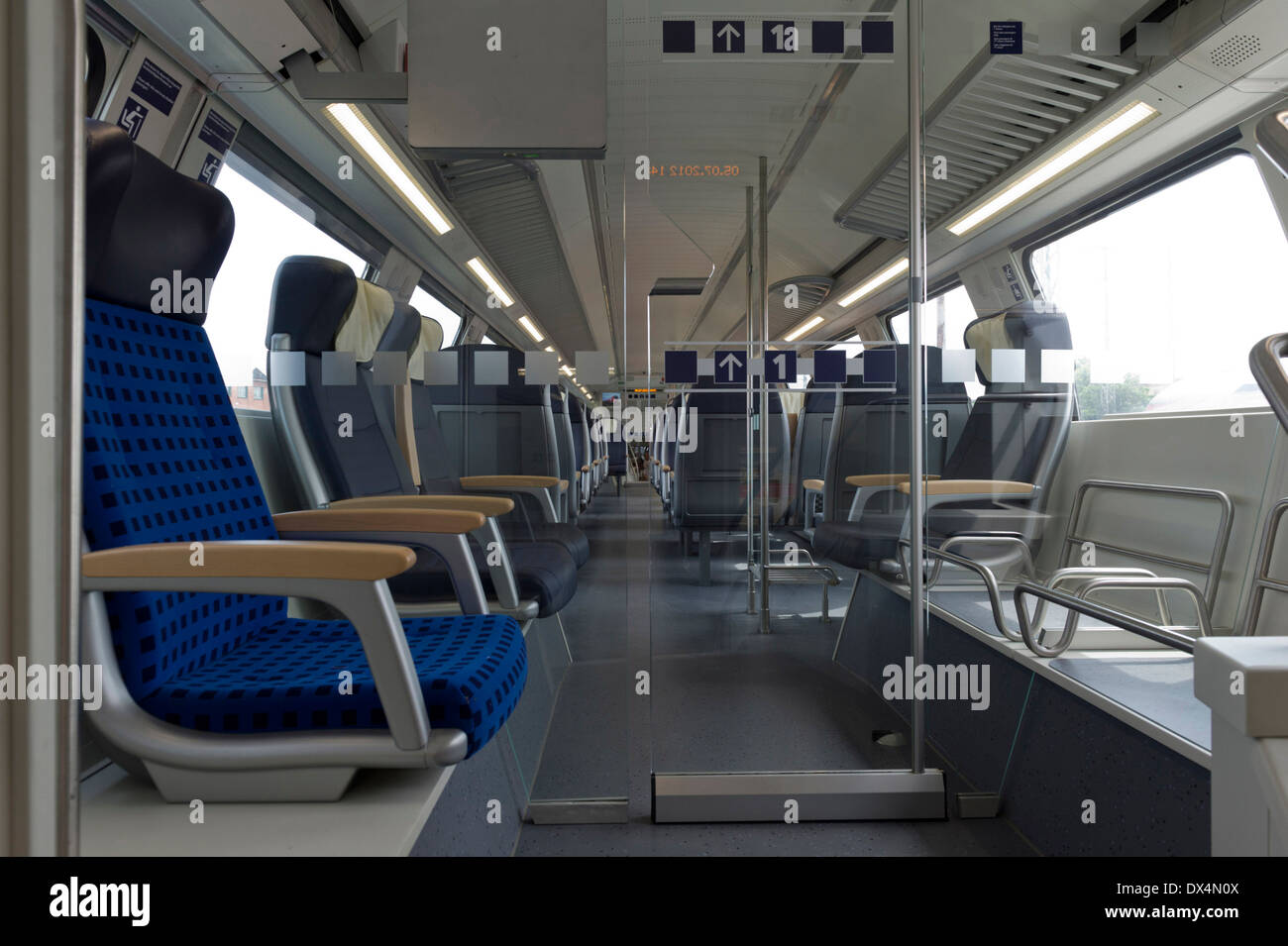 Double-deck coaches of DB Regio Stock Photo - Alamy