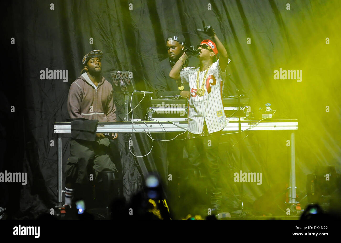 TYGA Supporting Nicki Minaj performing on stage the Capital FM Arena ...