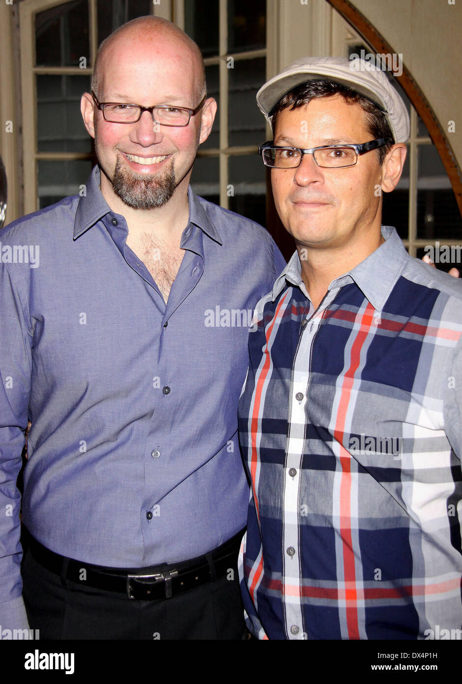 Scott Coulter and Michael Holland attending the post show reception for ...