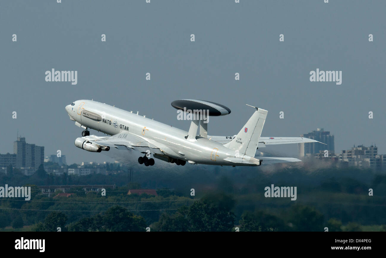 Awacs plane in airport hi-res stock photography and images - Alamy