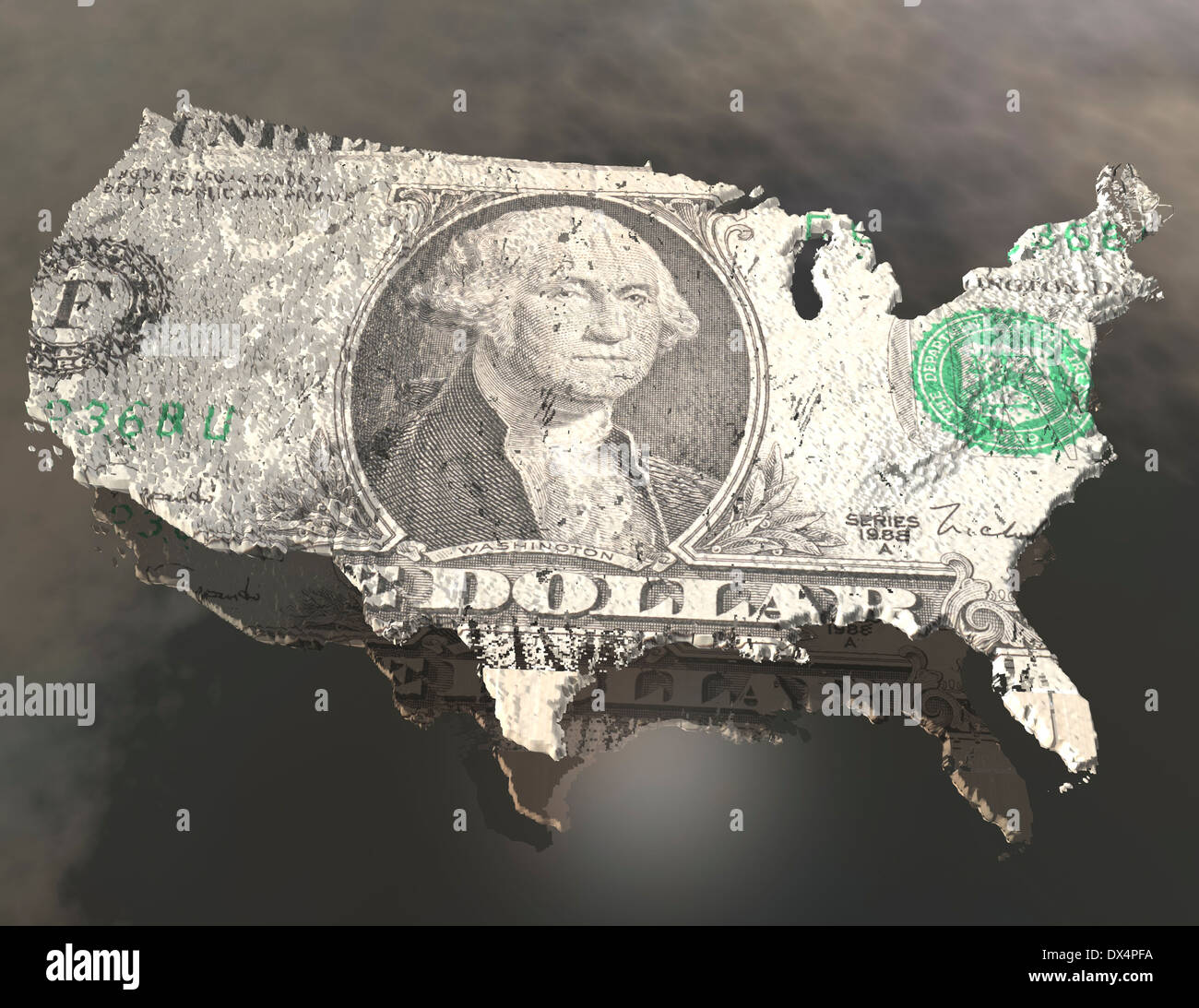 Digital visualization usa dollar texture hi-res stock photography and ...