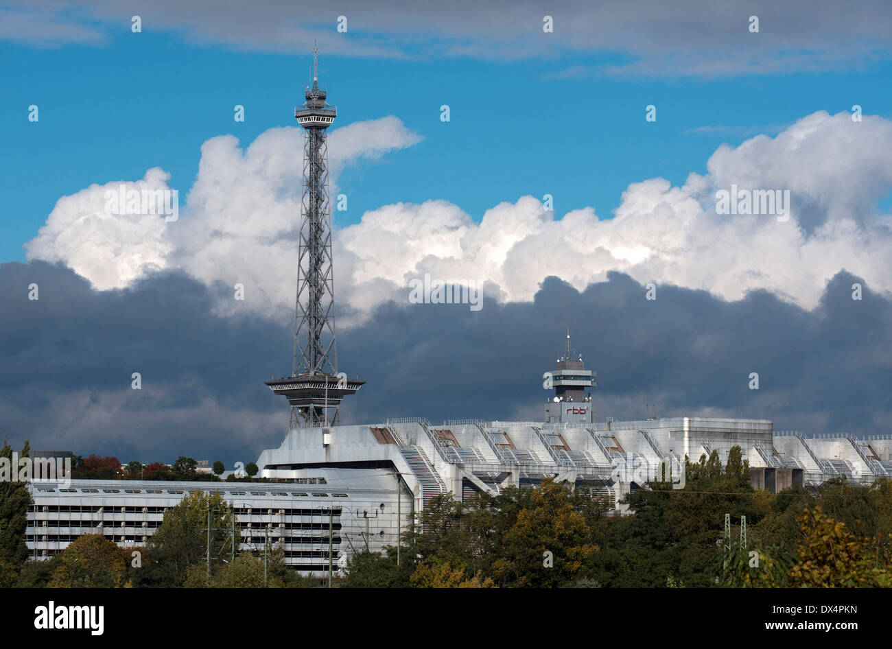 Radio tower and ICC Stock Photo - Alamy