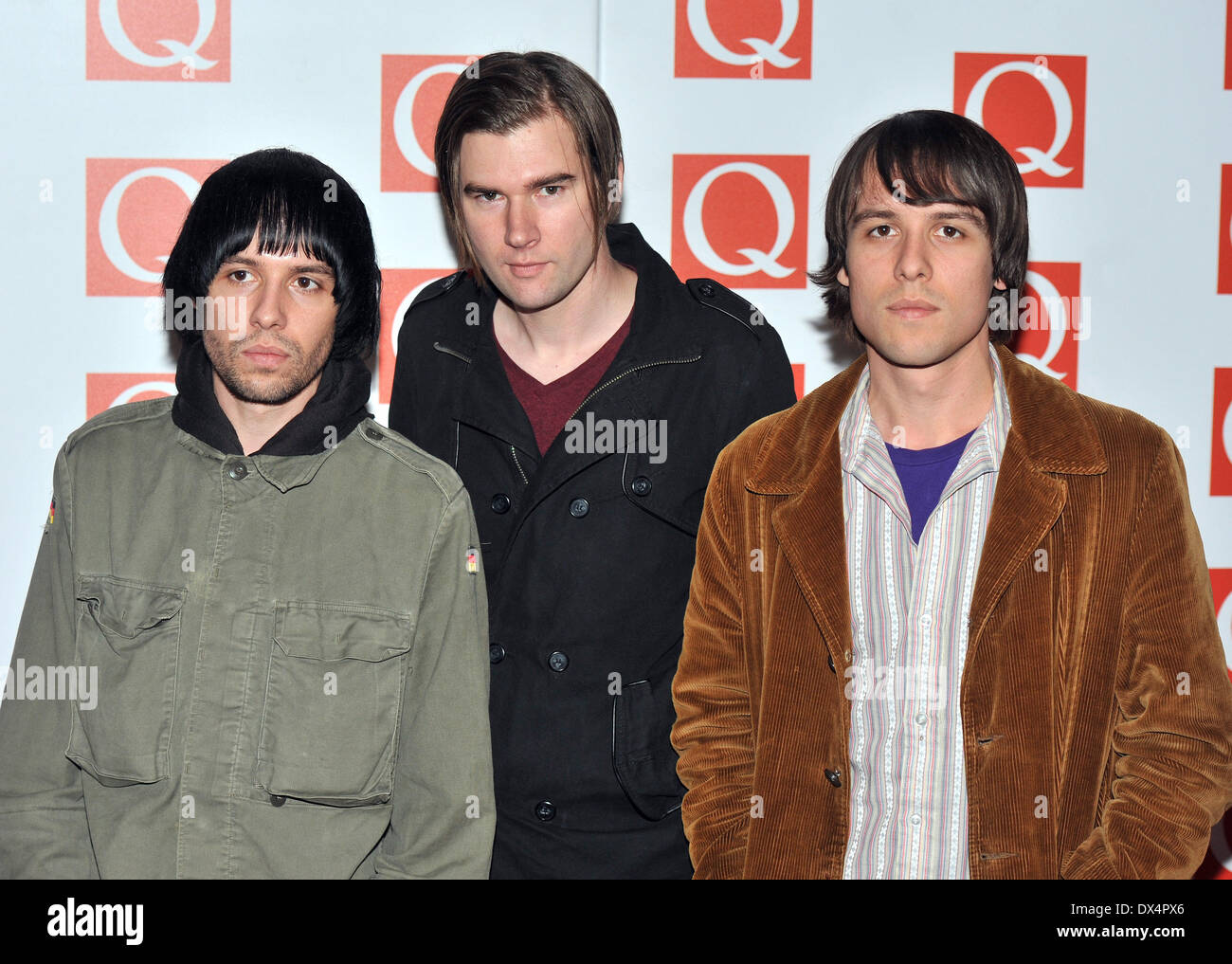 Ross Jarman Ryan Jarman And Gary Jarman Of The Cribs The Q Awards Held