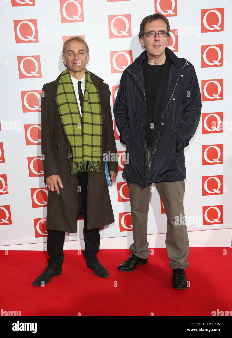 Karl Hyde and Rick Smith of Underworld The Q Awards 2012 held at the ...