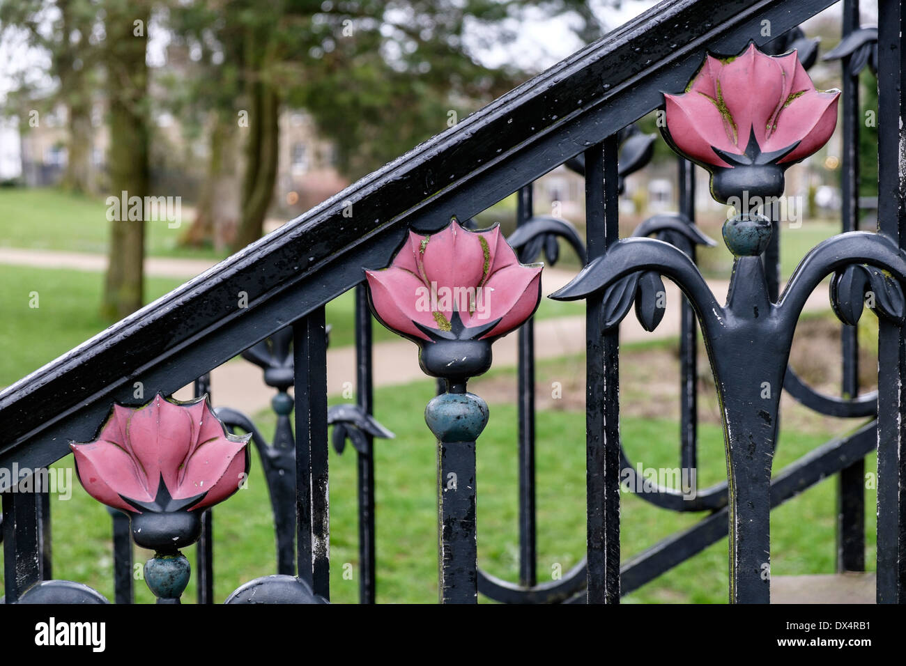Wrought iron hand rail hi-res stock photography and images - Alamy
