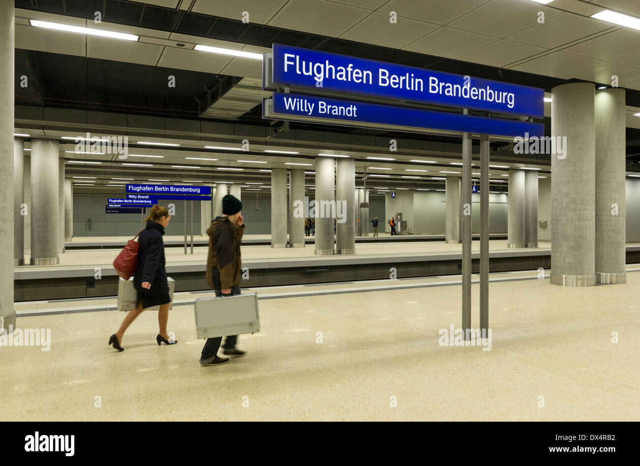 Station airport berlin brandenburg ber hi-res stock photography and ...