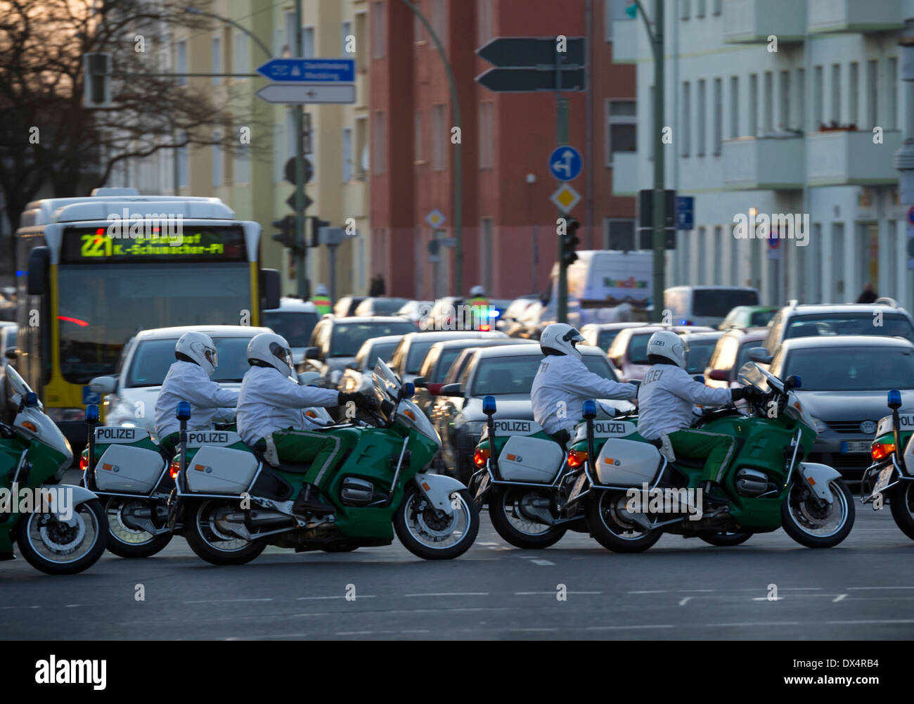 Police Motorcycle Escort High Resolution Stock Photography and Images ...