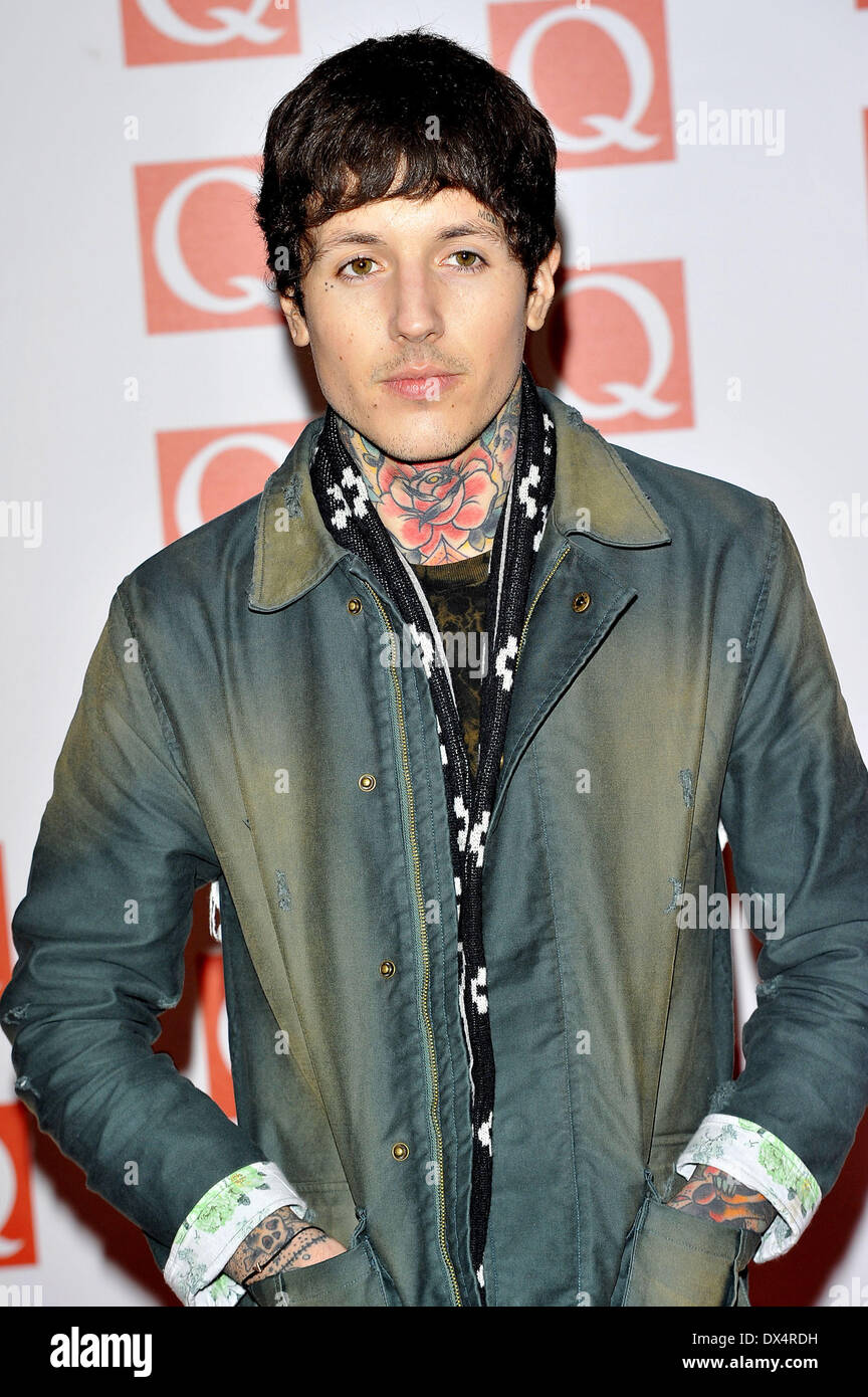 Oli Sykes The Q Awards held at the Grosvenor House - Arrivals London ...
